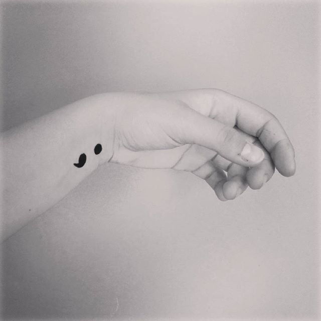What Does a Semi-Colon Tattoo Mean? – Language Lovers